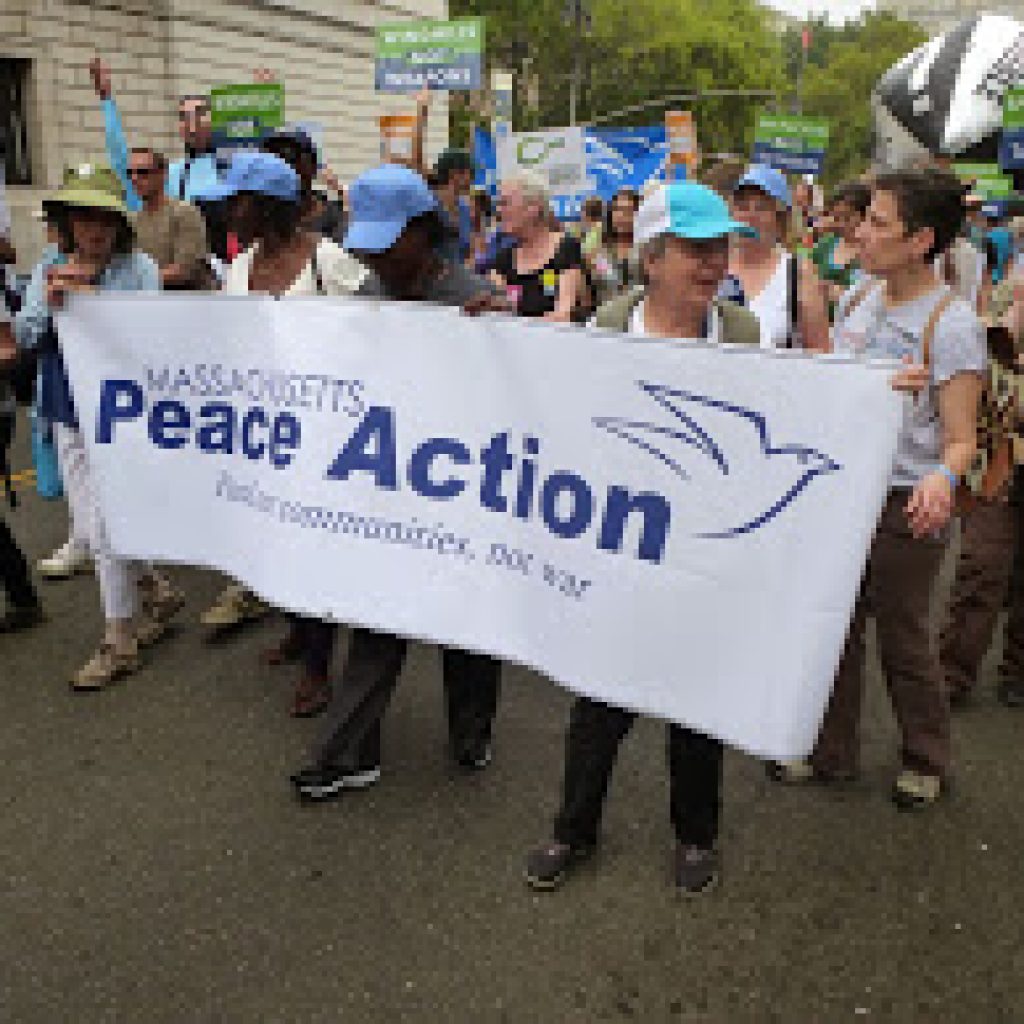 Mass banner - Peace Action