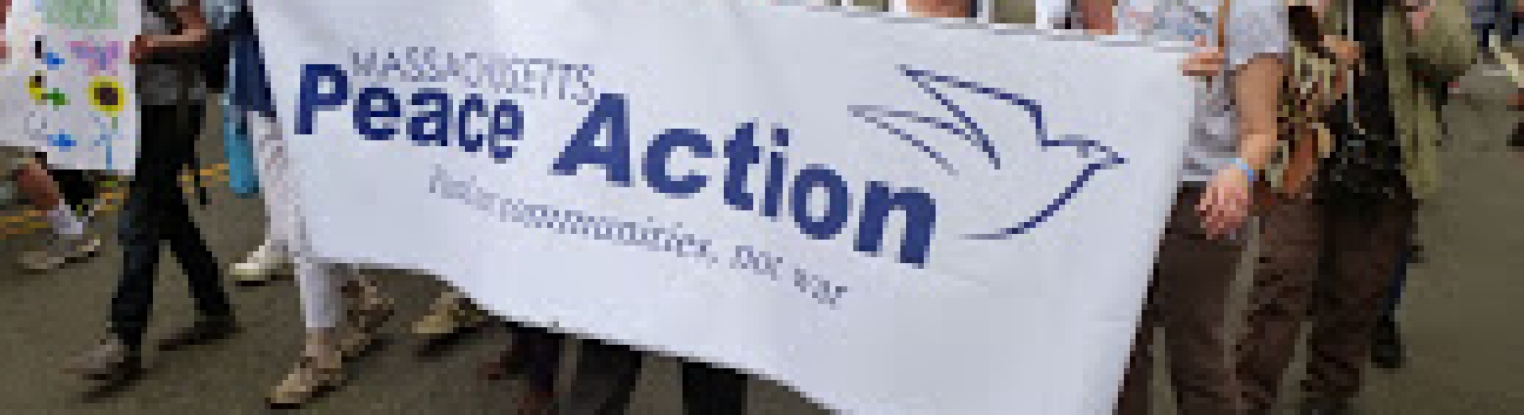 Mass banner - Peace Action